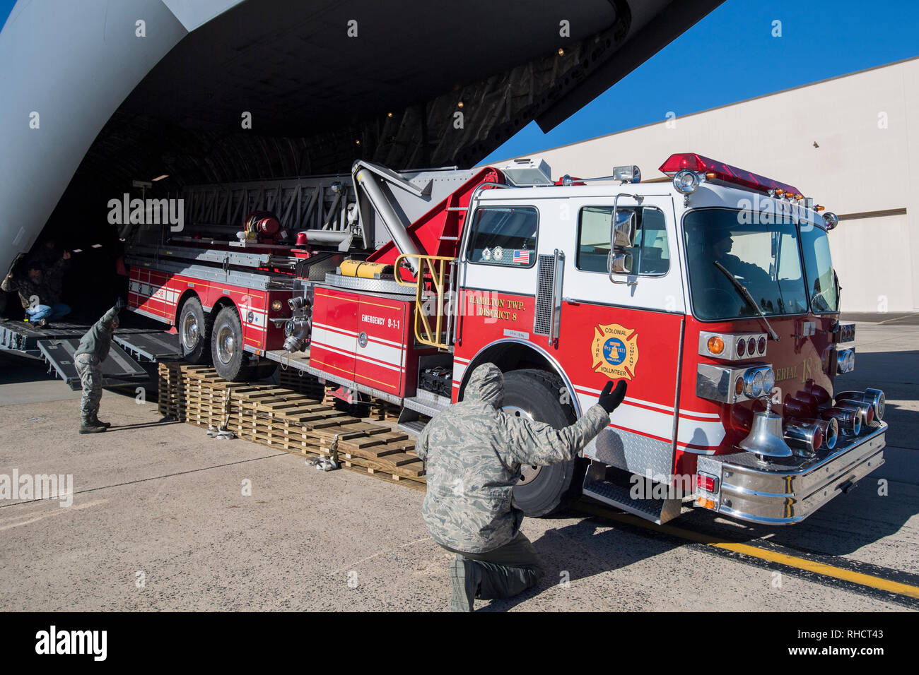 U.S. Airmen with the 305th Aerial Port Squadron and 732nd Airlift ...