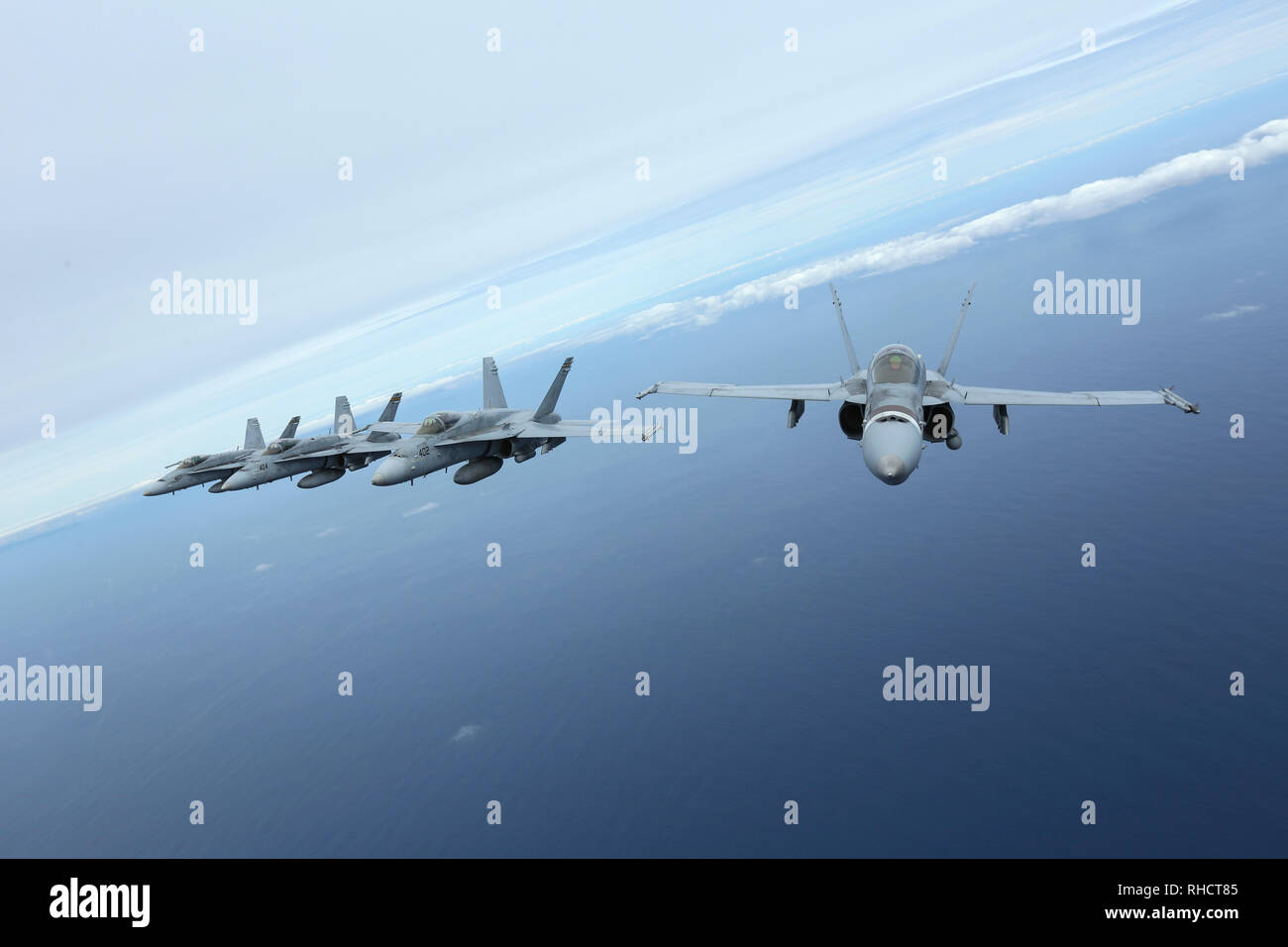 An F/A-18C with Marine Fighter Attack Squadron (VMFA) 323, Marine ...