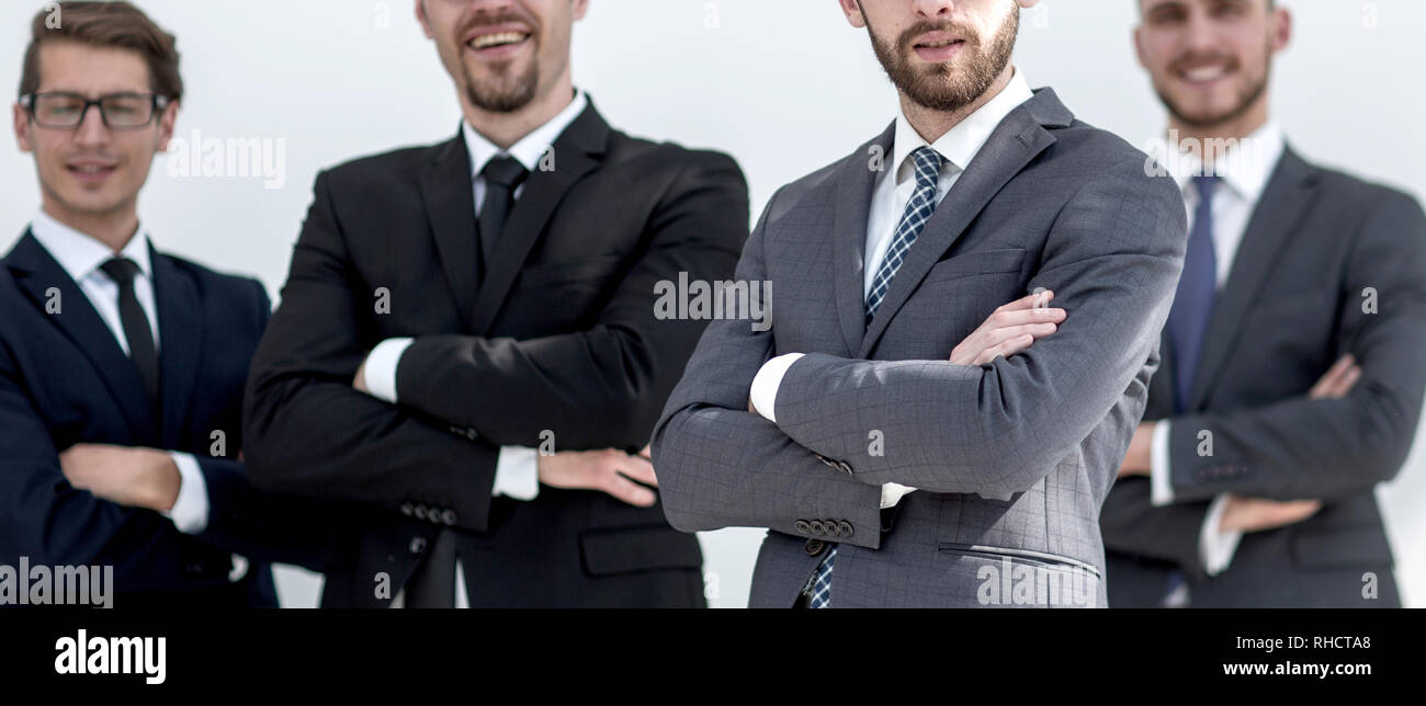 group of professional employees.isolated on light Stock Photo - Alamy