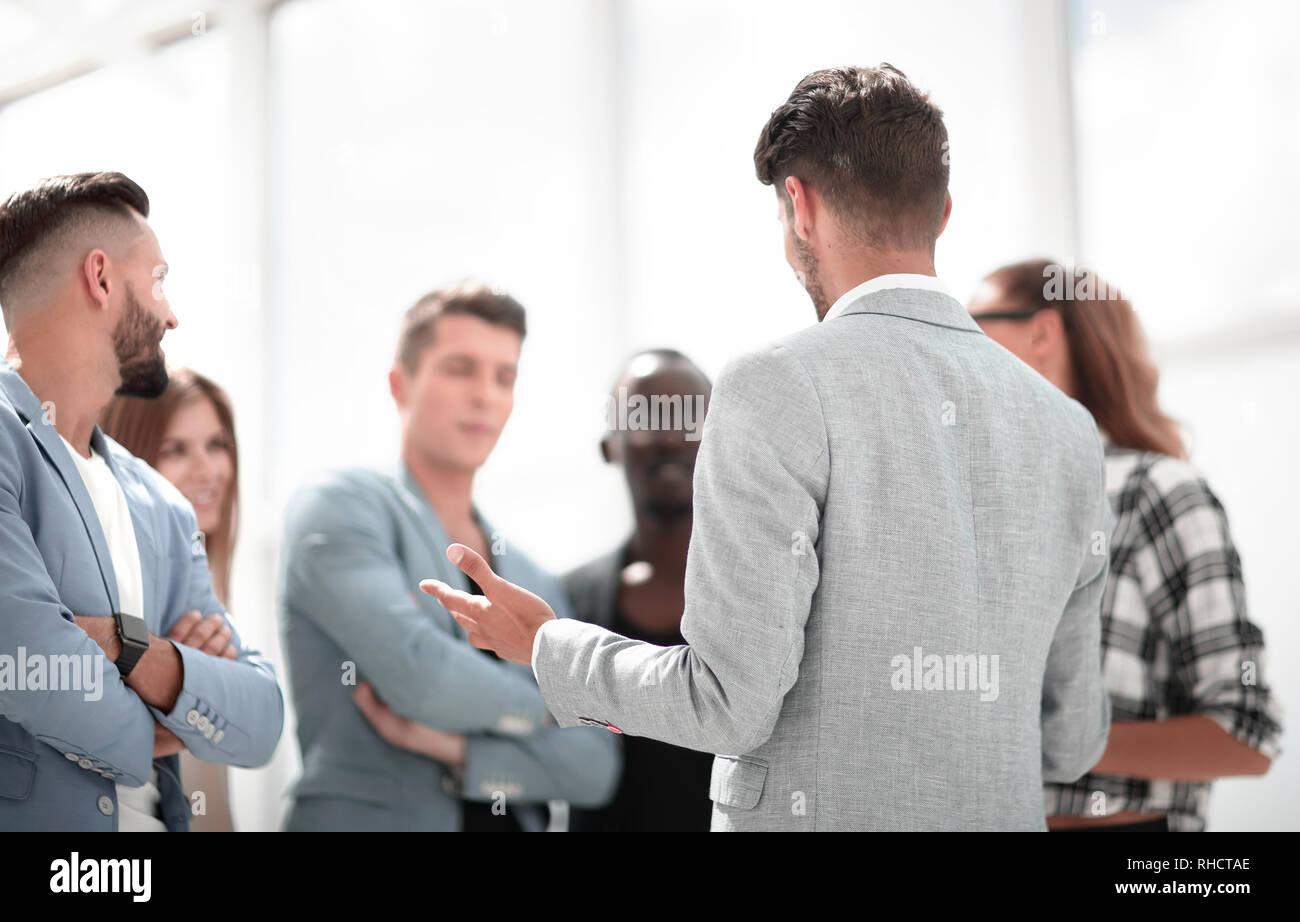 Businesspeople having discussion over hi-res stock photography and ...