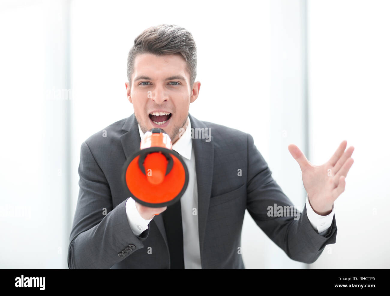 Shouting orders hi-res stock photography and images - Alamy