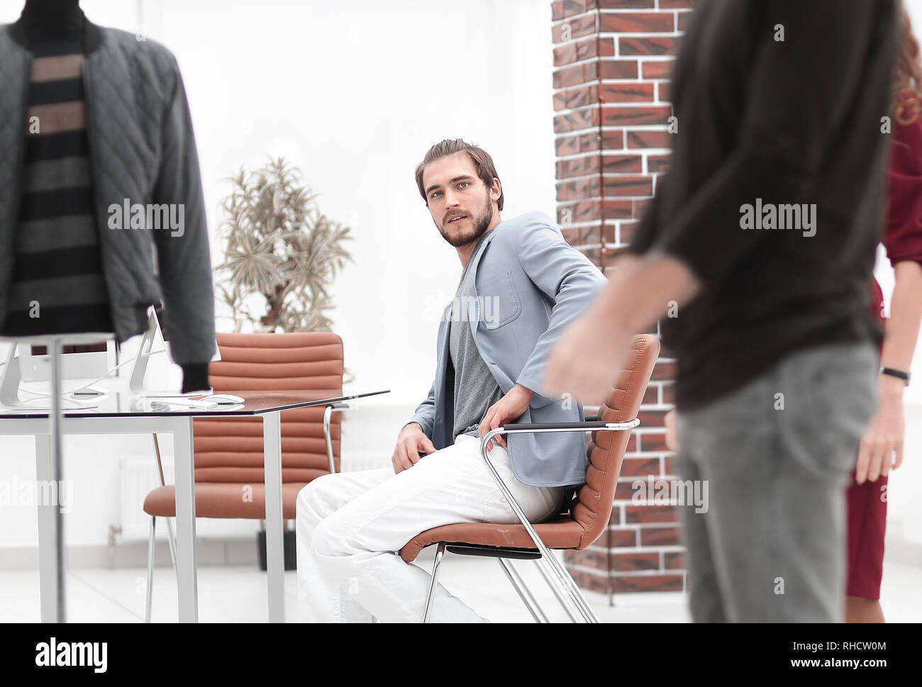 designers create a spring collection of clothes Stock Photo - Alamy