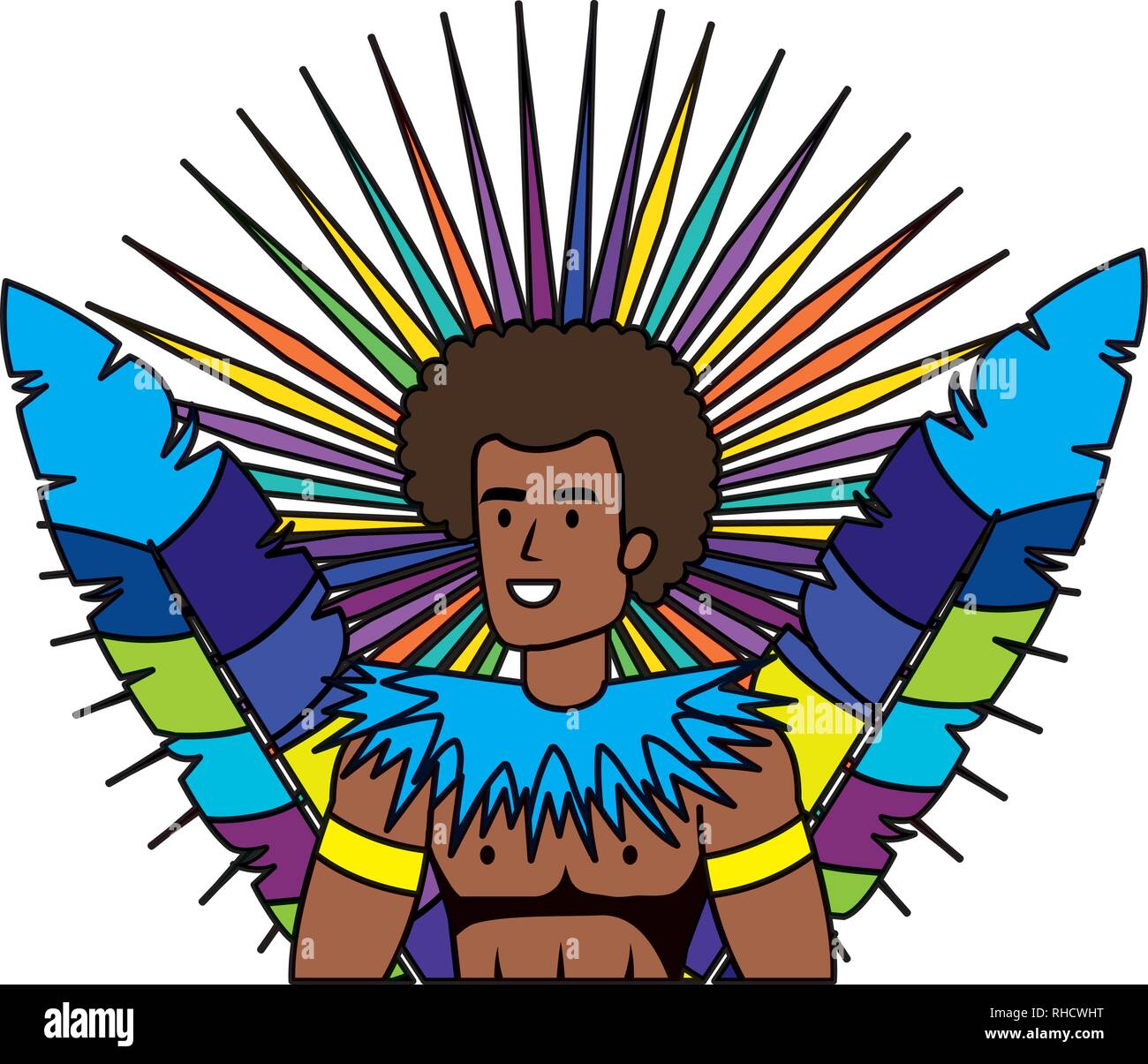 brazilian male dancer character Stock Vector Image & Art - Alamy