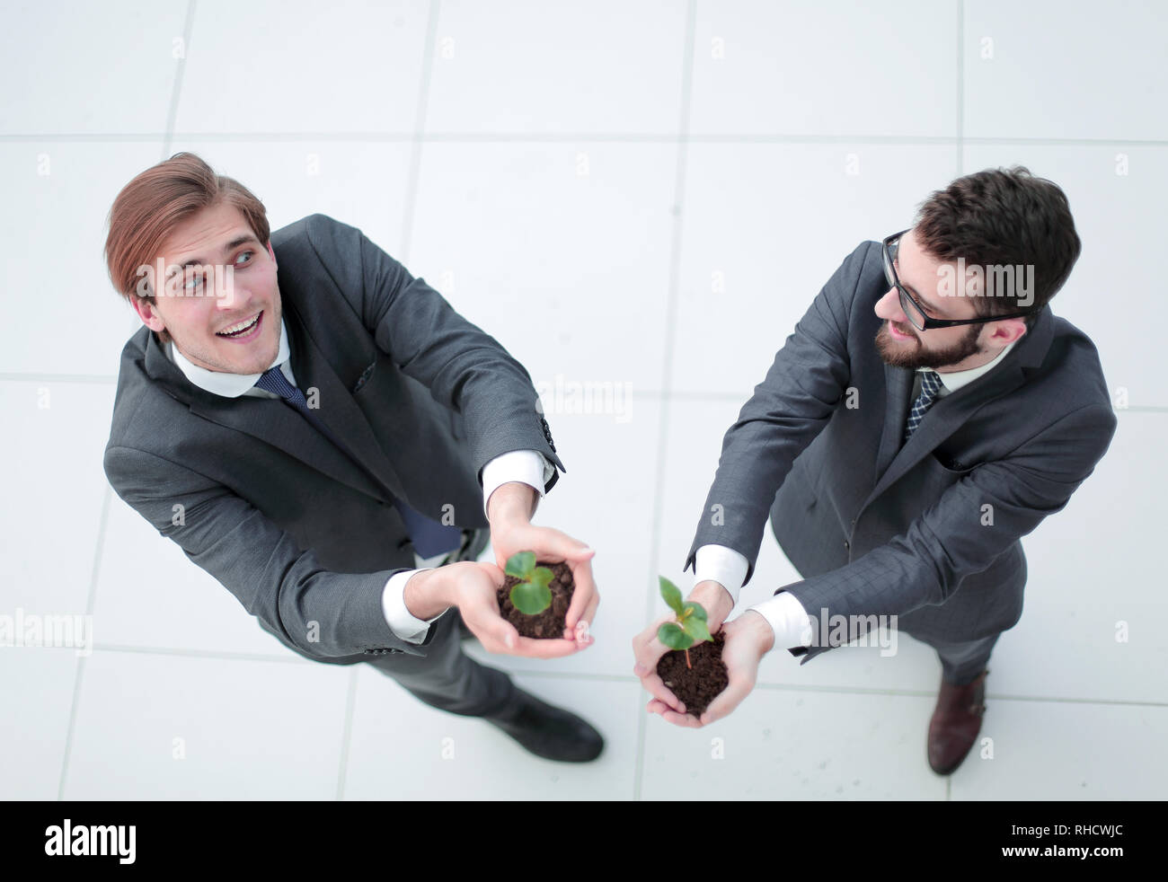 Cooperation Growth Business Symbol Two Stock Photos & Cooperation ...