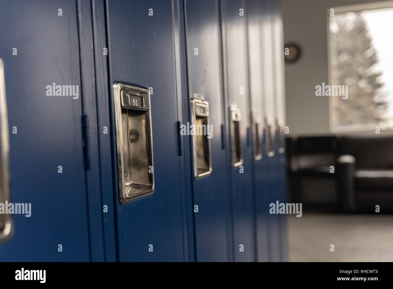 Lockers to keep employees property private and safe Stock Photo - Alamy