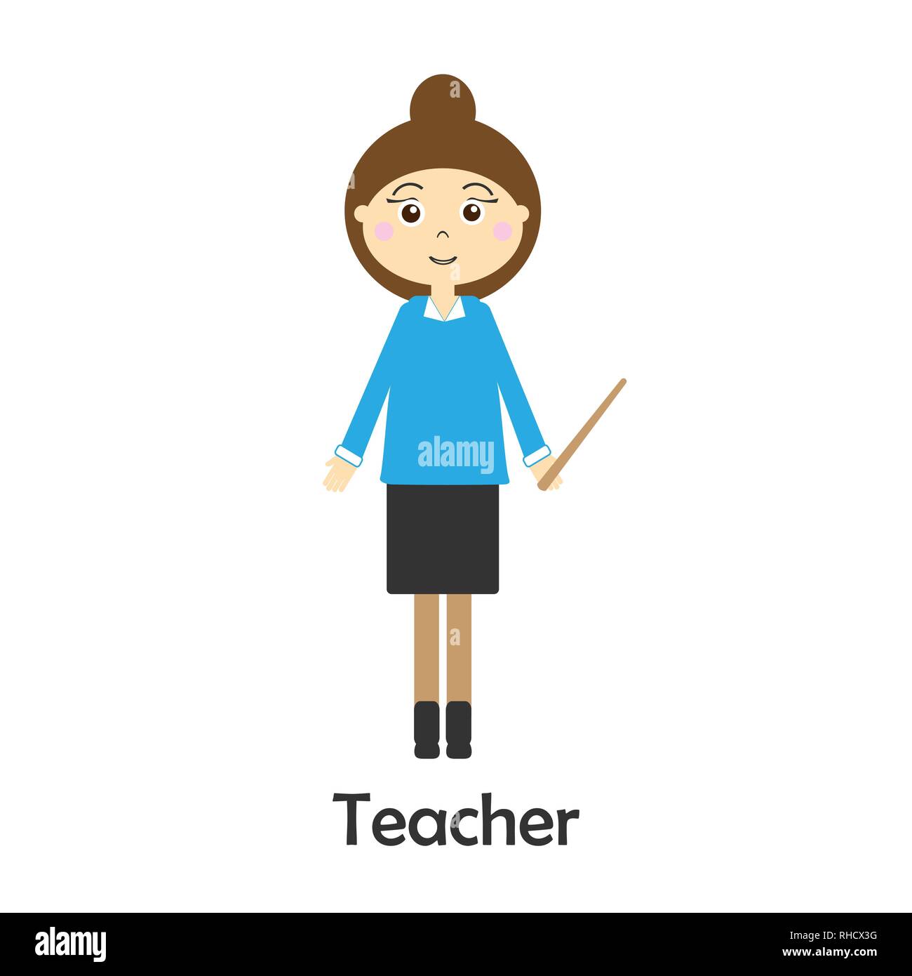 Teacher Cartoon High Resolution Stock Photography and Images - Alamy