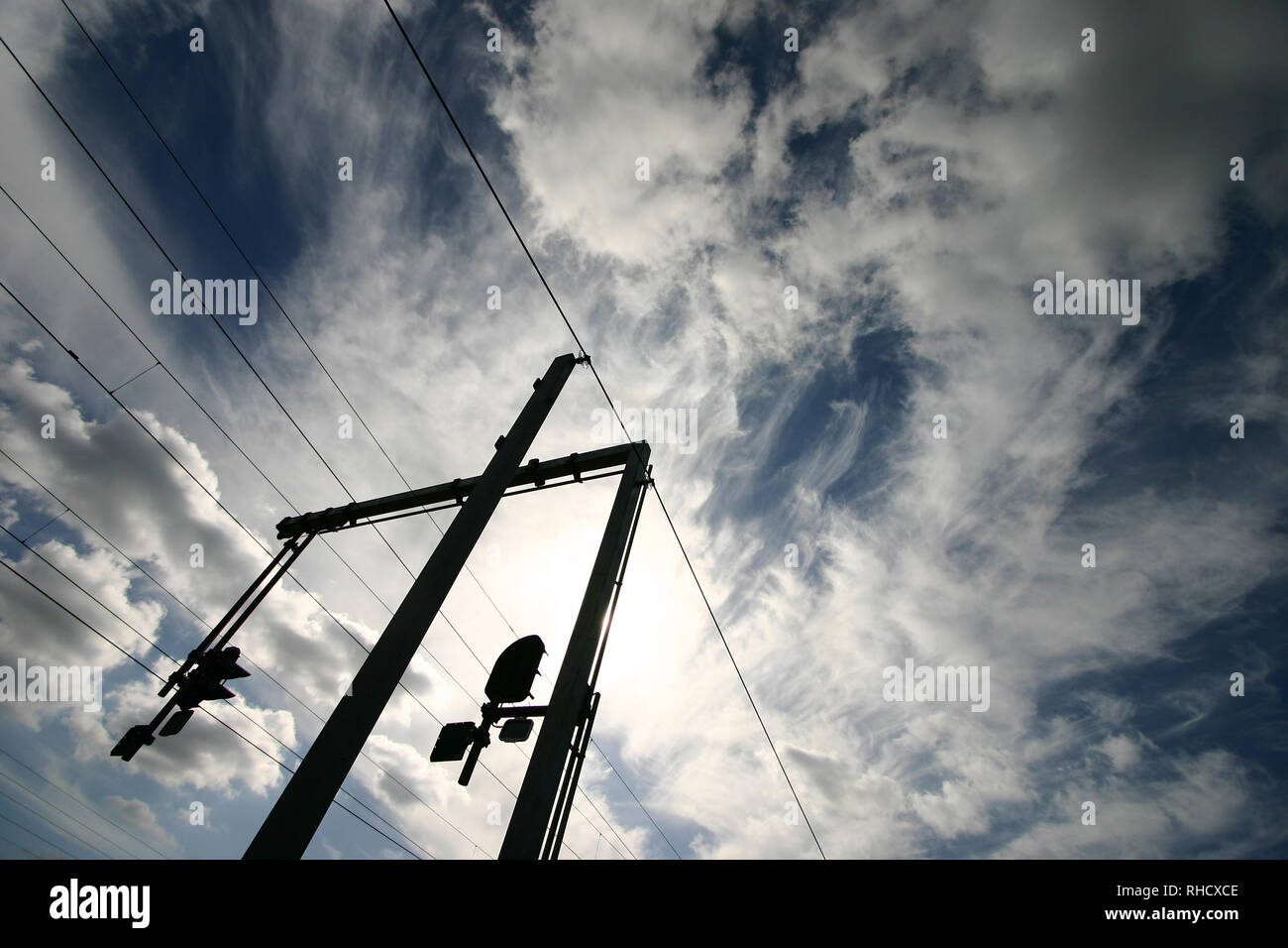 electric connections /plug and equipment from railways train Stock ...