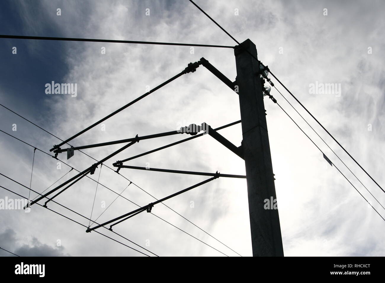 electric connections /plug and equipment from railways train Stock ...