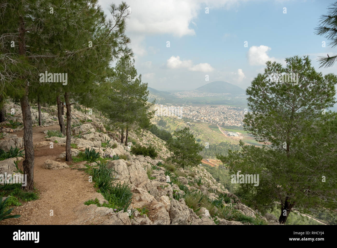 Mount Precipice near Nazareth, Israel Stock Photo - Alamy