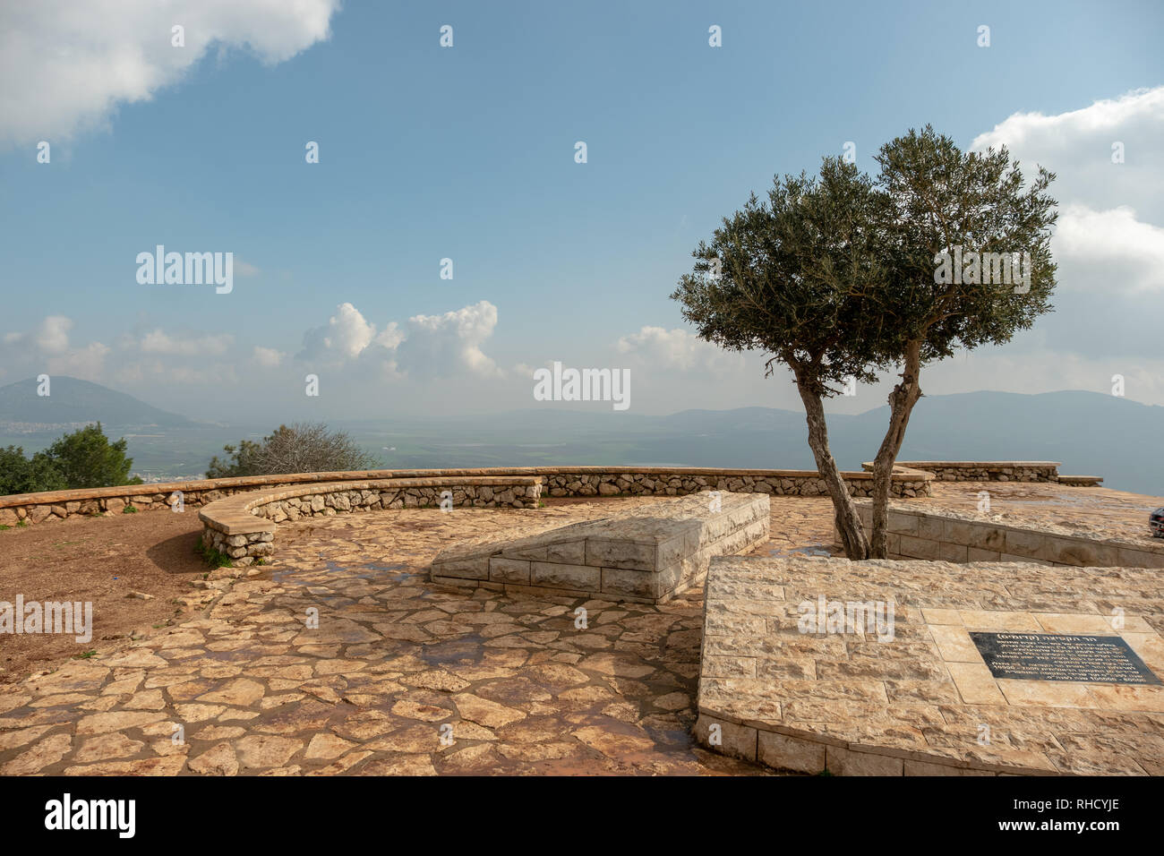 Top of Mount Precipice near Nazareth, Israel Stock Photo - Alamy