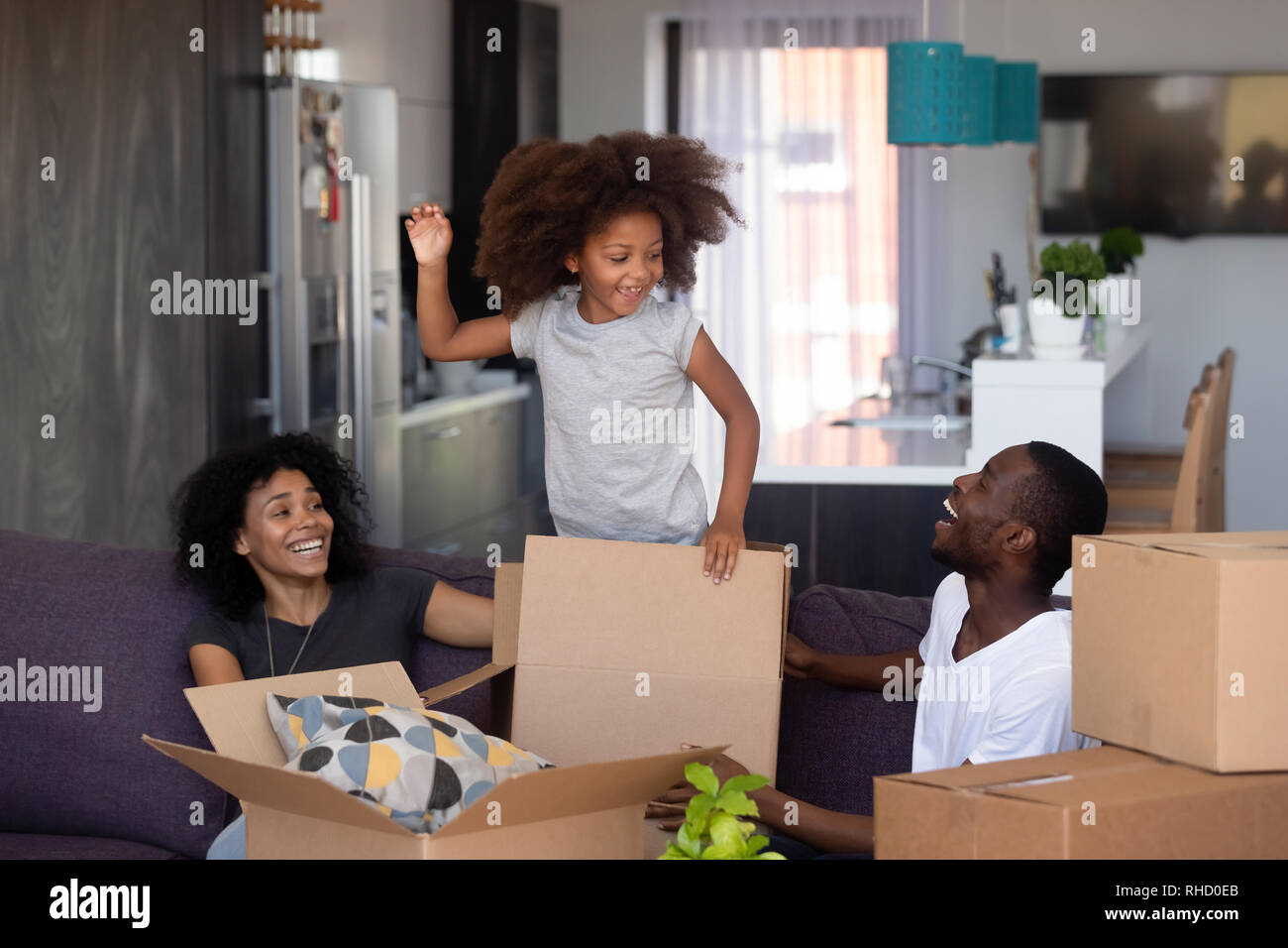 Jumping out of the box hi-res stock photography and images - Alamy