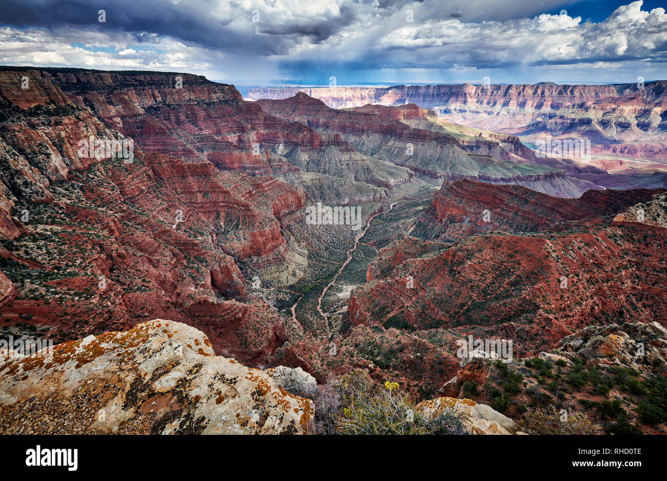Cape royal viewpoint grand canyon north rim hi-res stock photography ...