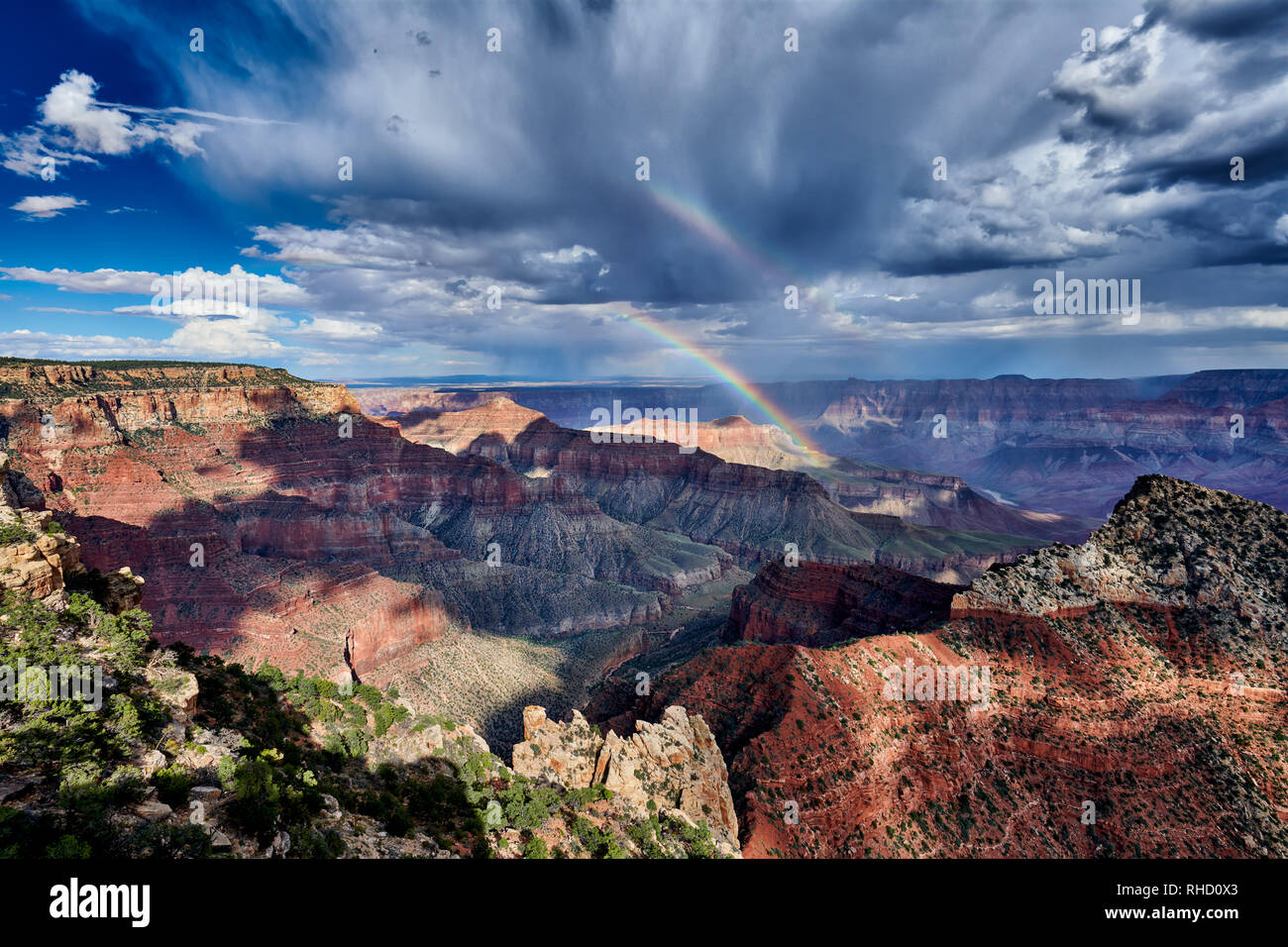 Cape royal viewpoint grand canyon north rim hi-res stock photography ...