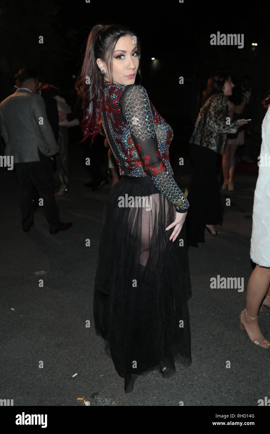 New Year's Eve Party at Unici Casa in Culver City Featuring: Lizzy Pop ...