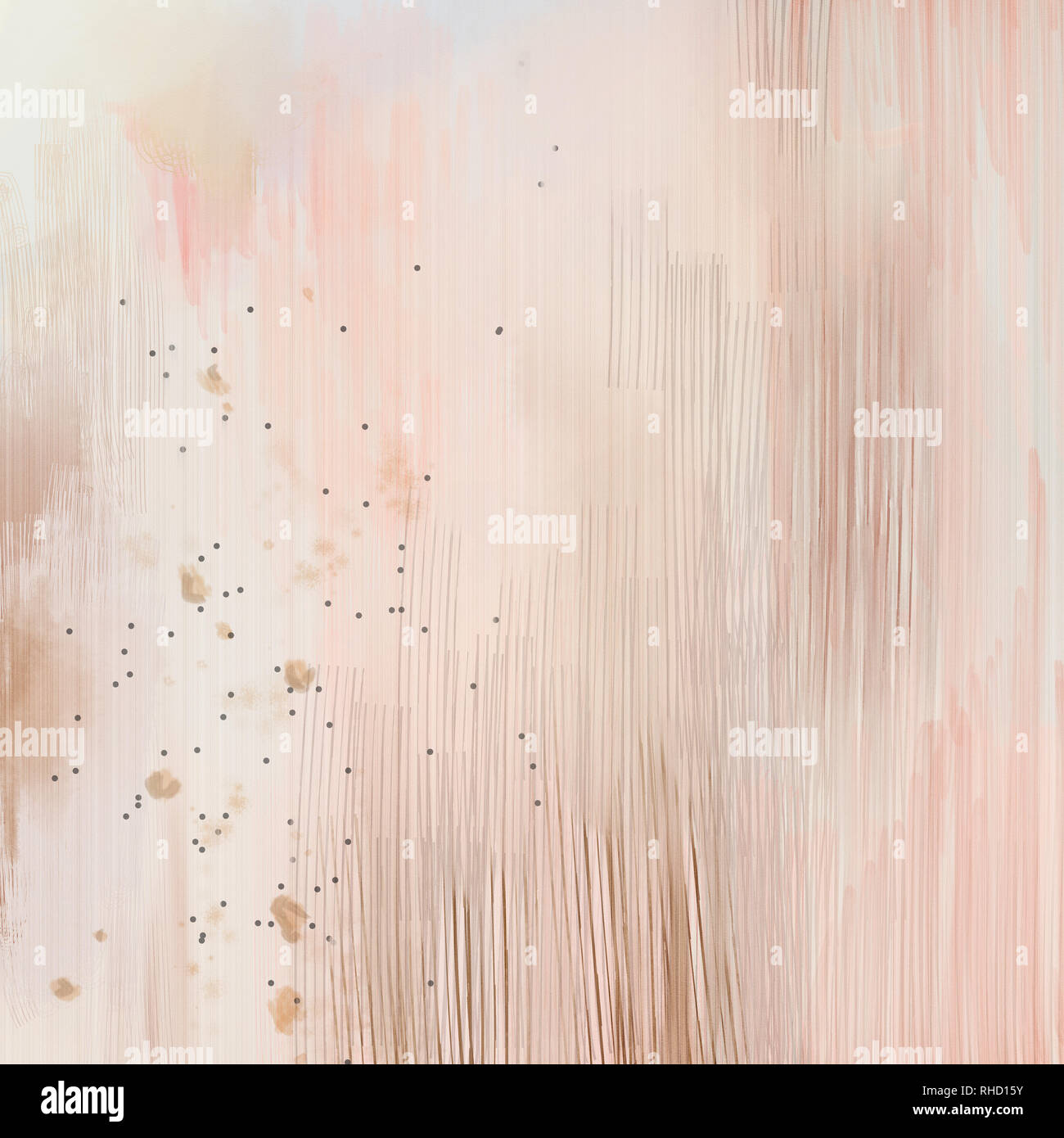 Peach Abstract Background with Gold Accents and Metallic Effects Stock ...