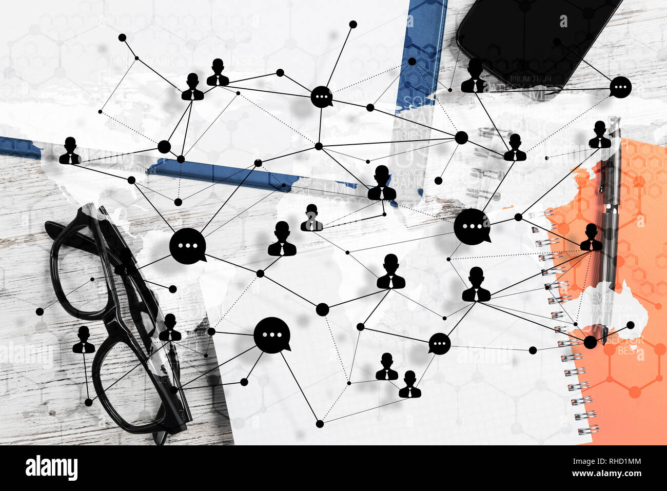 Social connection and networking concepts Stock Photo - Alamy