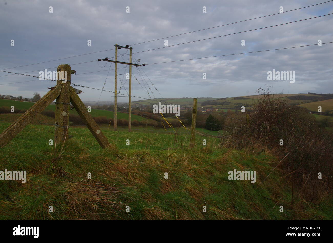 The Macmillan Way. Long-distance trail. Dorset. England. UK Stock Photo ...