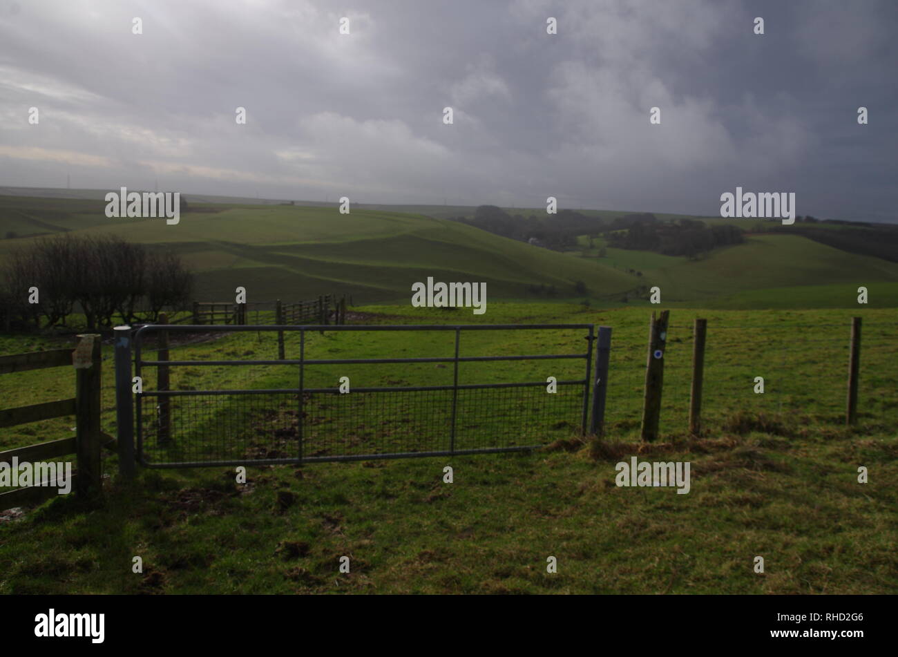 The Macmillan Way. Long-distance trail. Dorset. England. UK Stock Photo ...