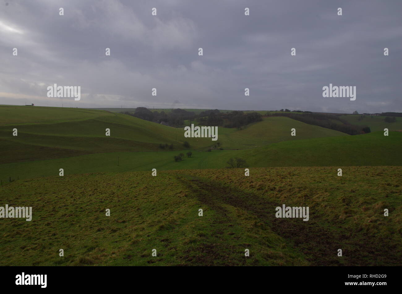 The Macmillan Way. Long-distance trail. Dorset. England. UK Stock Photo ...