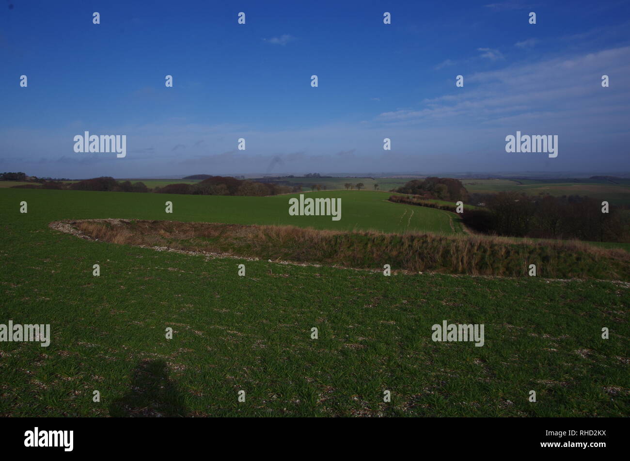 The Macmillan Way. Long-distance trail. Dorset. England. UK Stock Photo ...