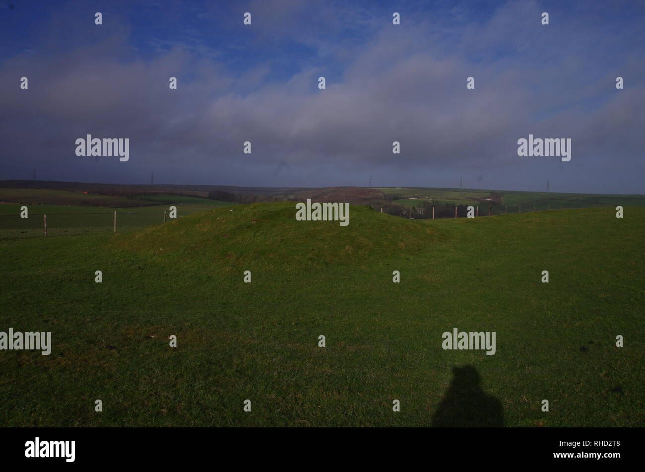 The Macmillan Way. Long-distance trail. Dorset. England. UK Stock Photo ...