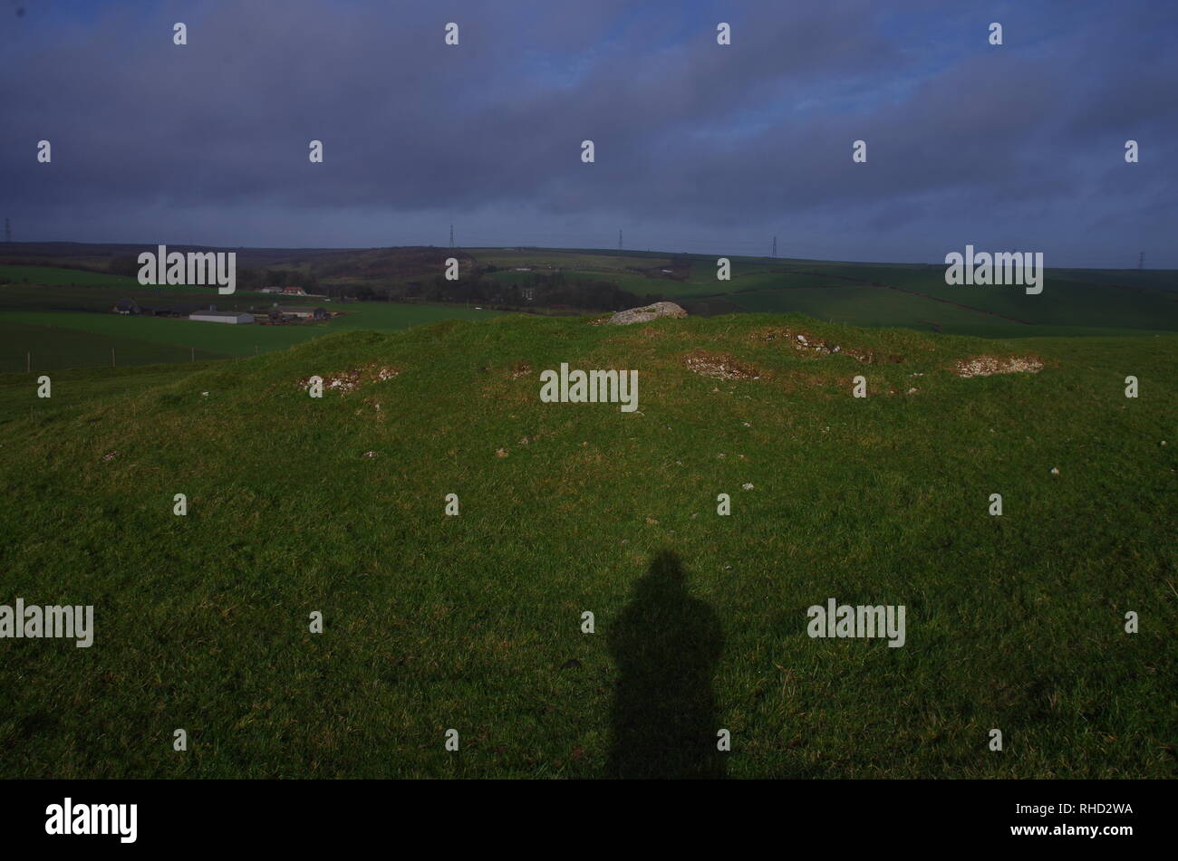 The Macmillan Way. Long-distance trail. Dorset. England. UK Stock Photo ...