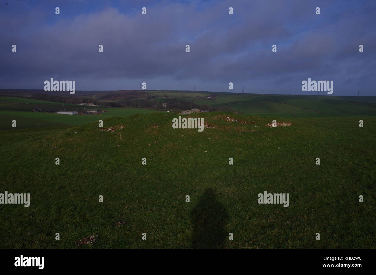 The Macmillan Way. Long-distance trail. Dorset. England. UK Stock Photo ...