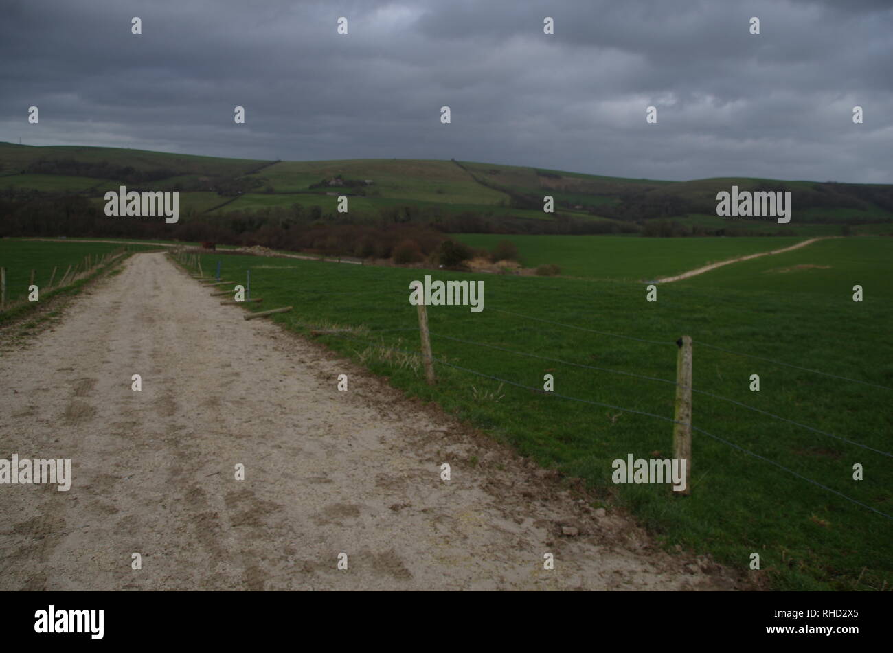 The Macmillan Way. Long-distance trail. Dorset. England. UK Stock Photo ...