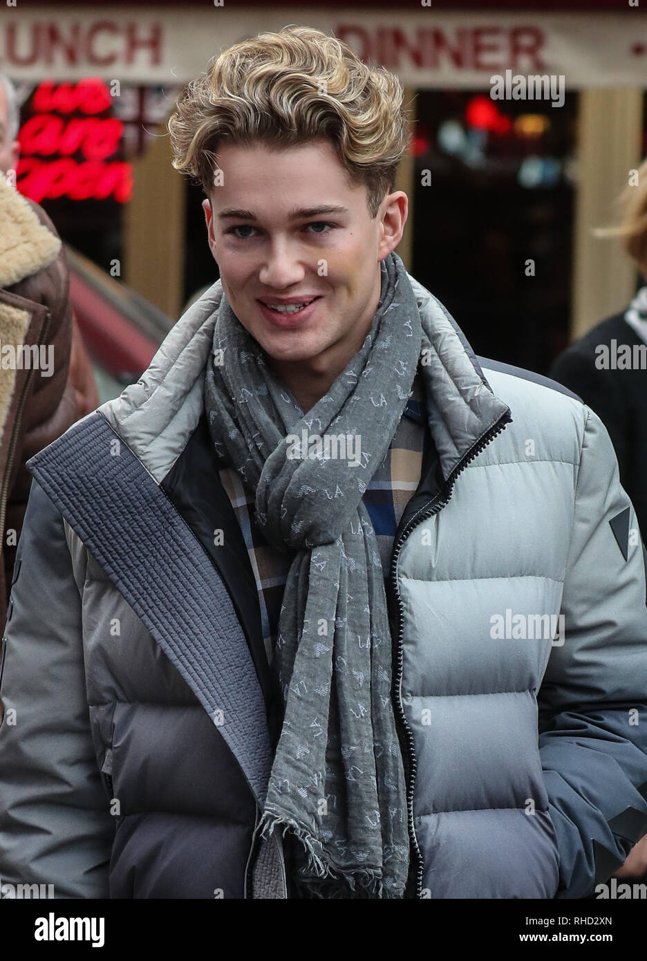 AJ Pritchard and his brother, Curtis, at Global House a week after ...