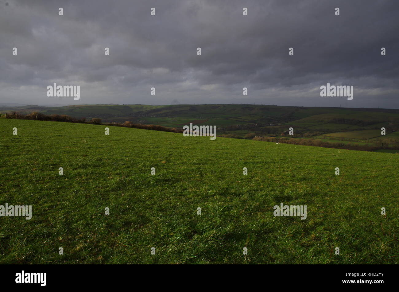 The Macmillan Way. Long-distance trail. Dorset. England. UK Stock Photo ...