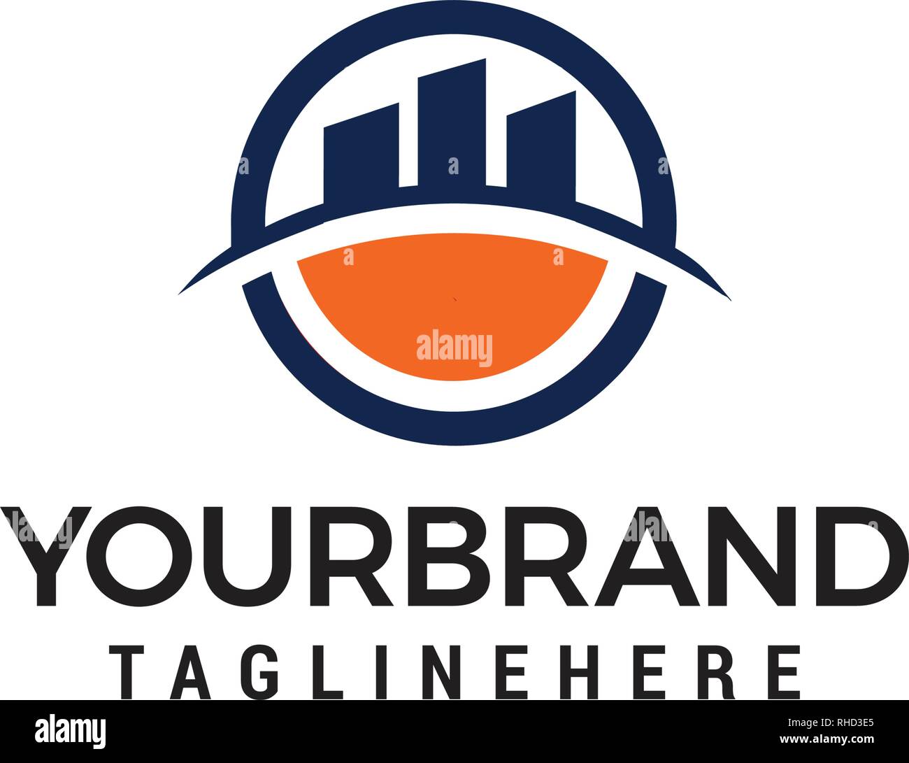 town building logo Vector Design Template Stock Vector Image & Art - Alamy