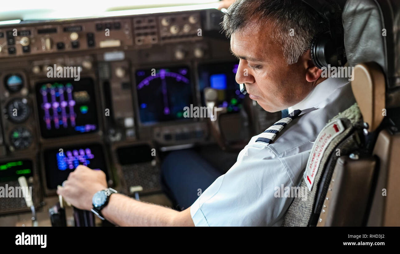 Indian man pilot hi-res stock photography and images - Alamy
