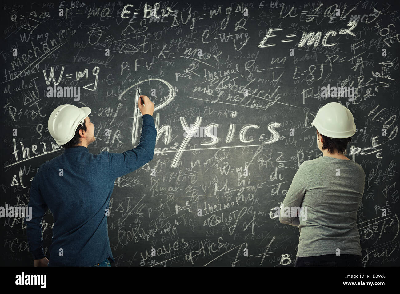 Physics Formulas High Resolution Stock Photography and Images - Alamy