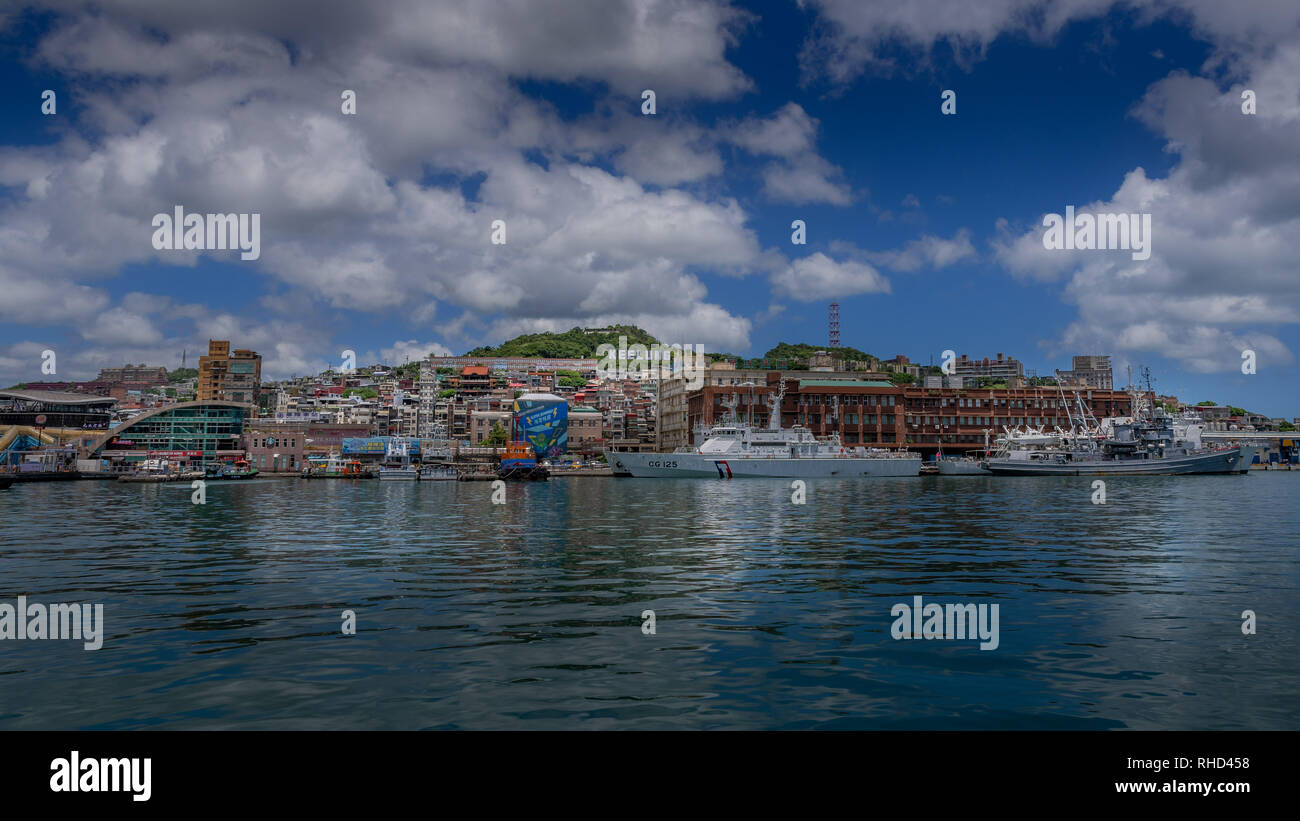 Port of Keelung, Taiwan Stock Photo - Alamy