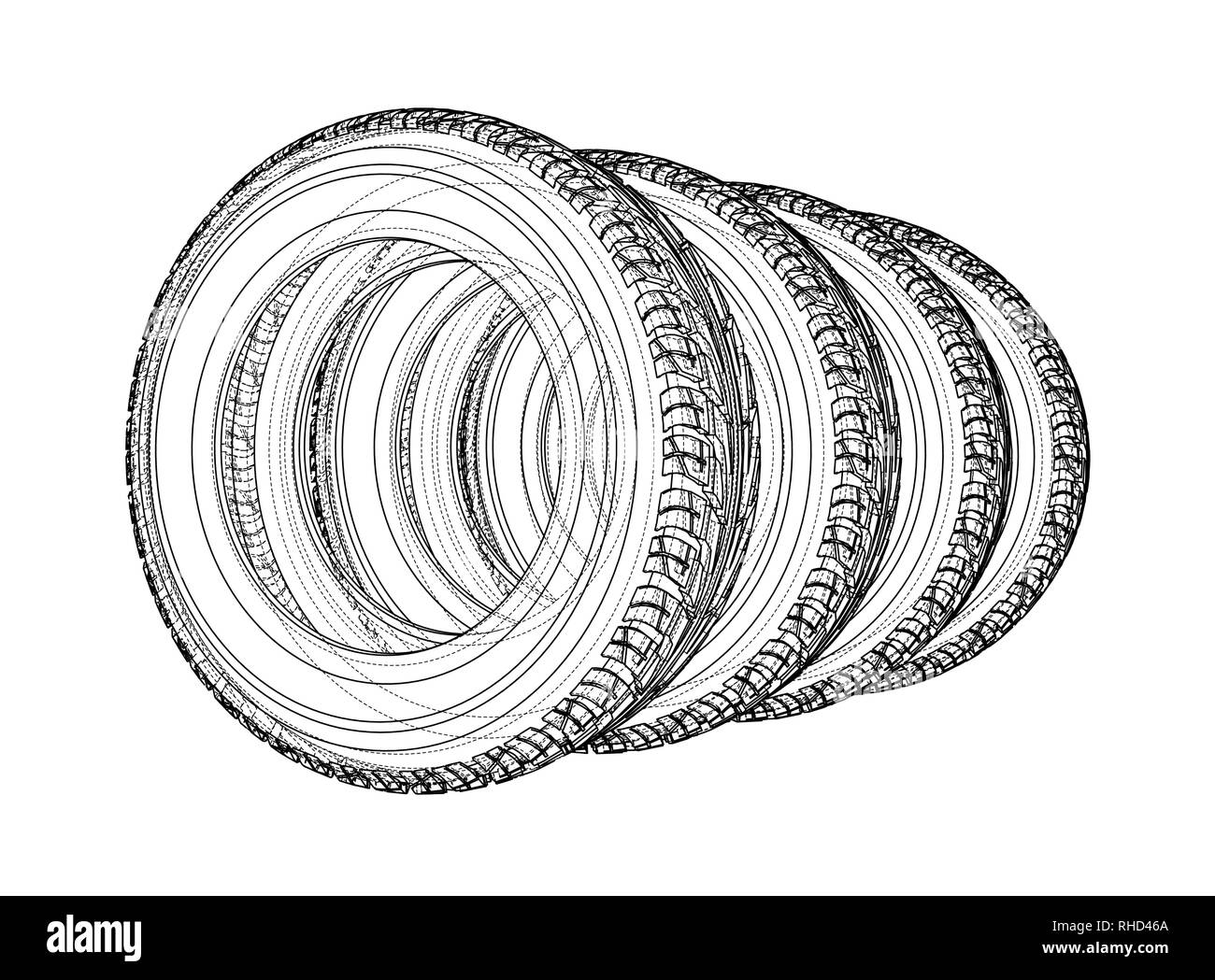Tire front cover design hi-res stock photography and images - Alamy