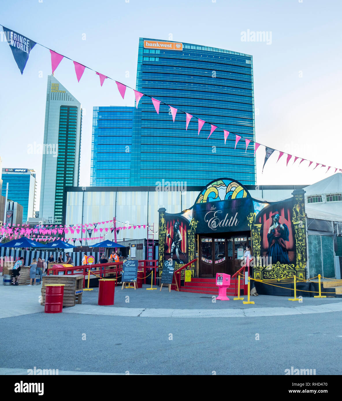 The Edith Spiegeltent pop up theatre at Fringe World Festival Yagan ...