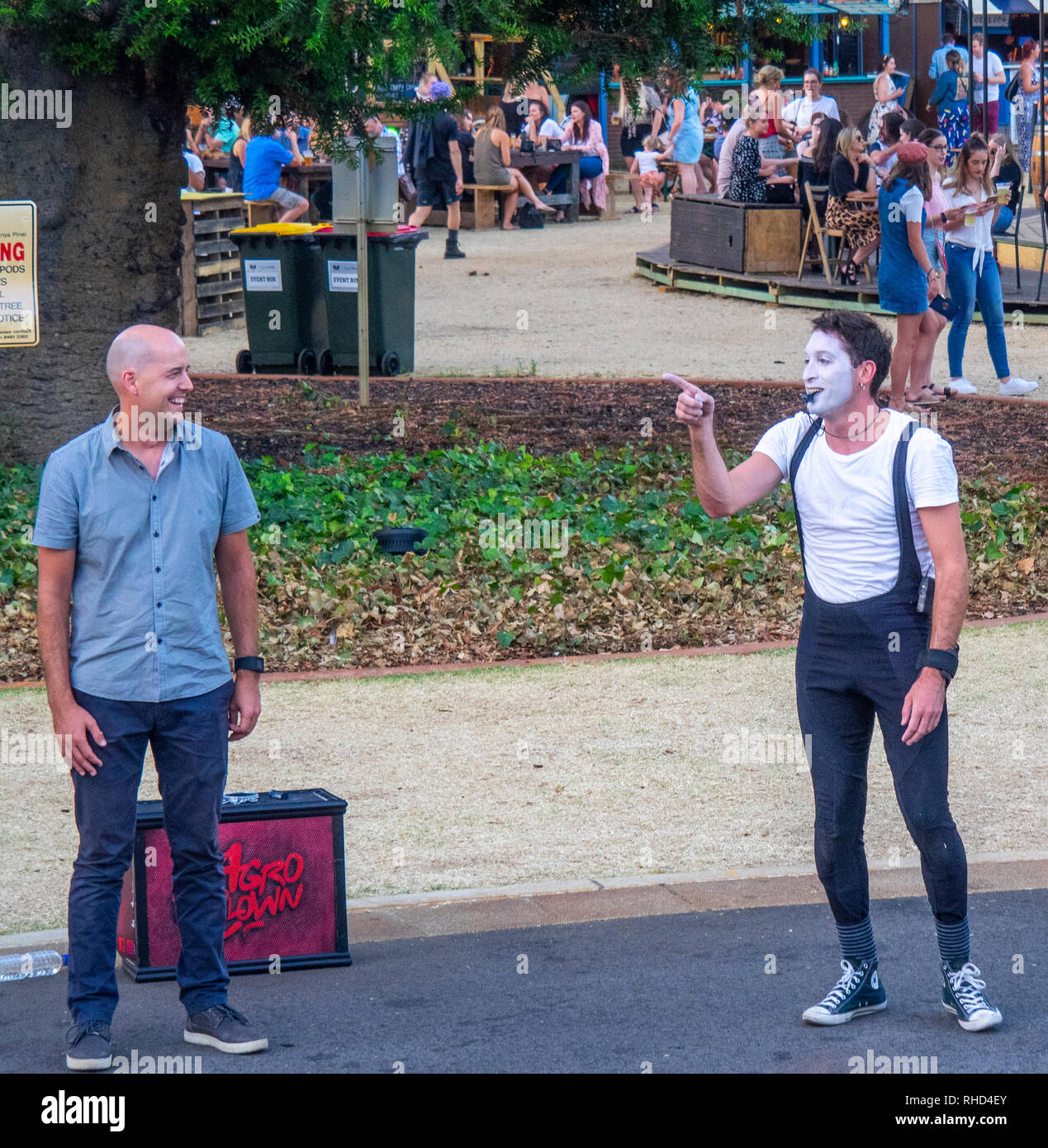 Mime artist square hi-res stock photography and images - Alamy