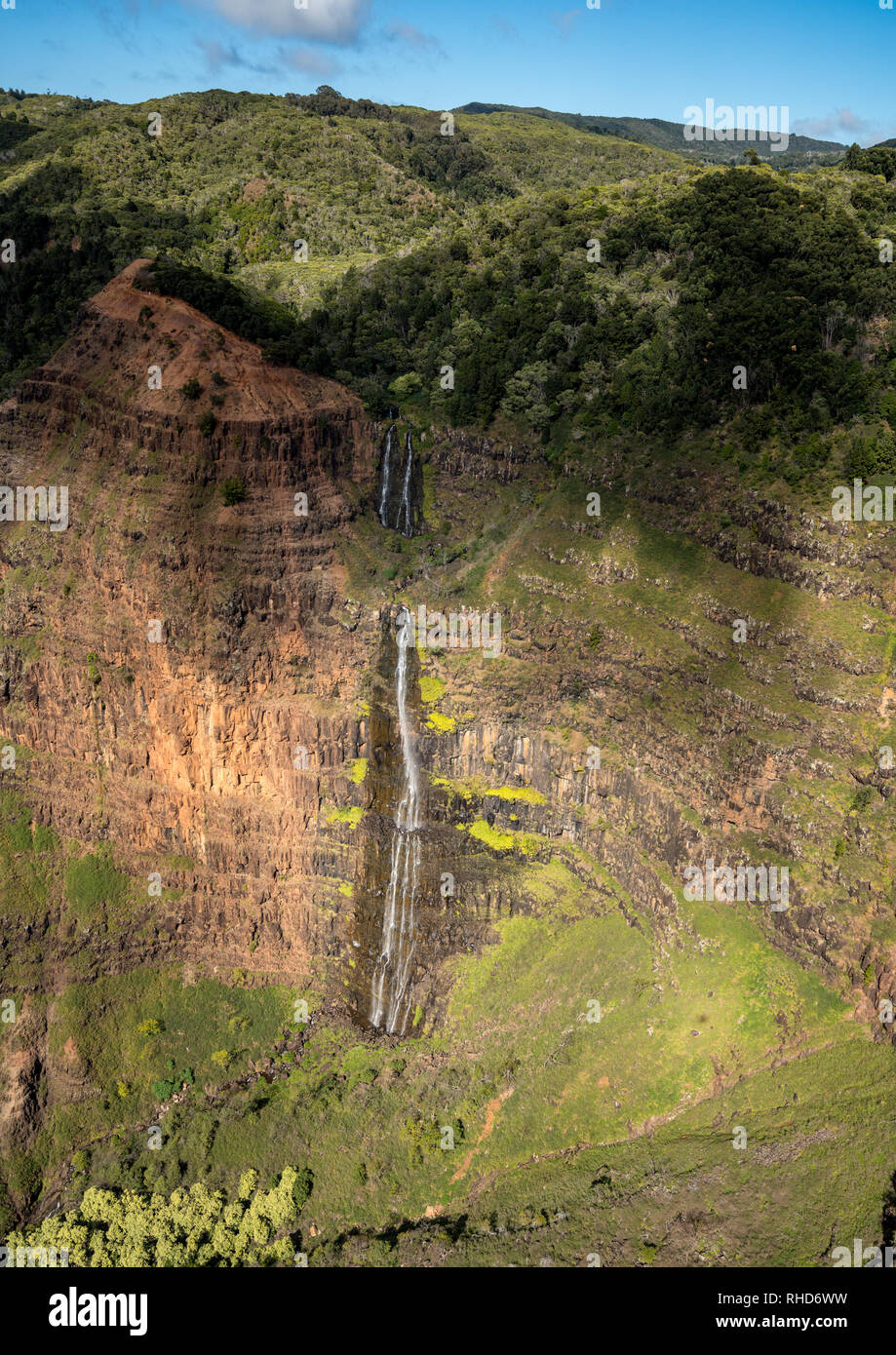 Garden Island of Kauai from helicopter tour Stock Photo - Alamy