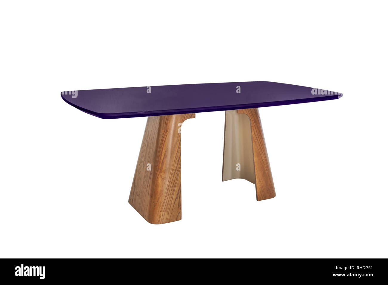 Color table isolated on white background Stock Photo - Alamy