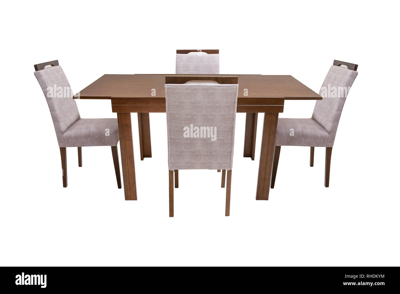 Empty chairs and office table Cut Out Stock Images & Pictures - Alamy