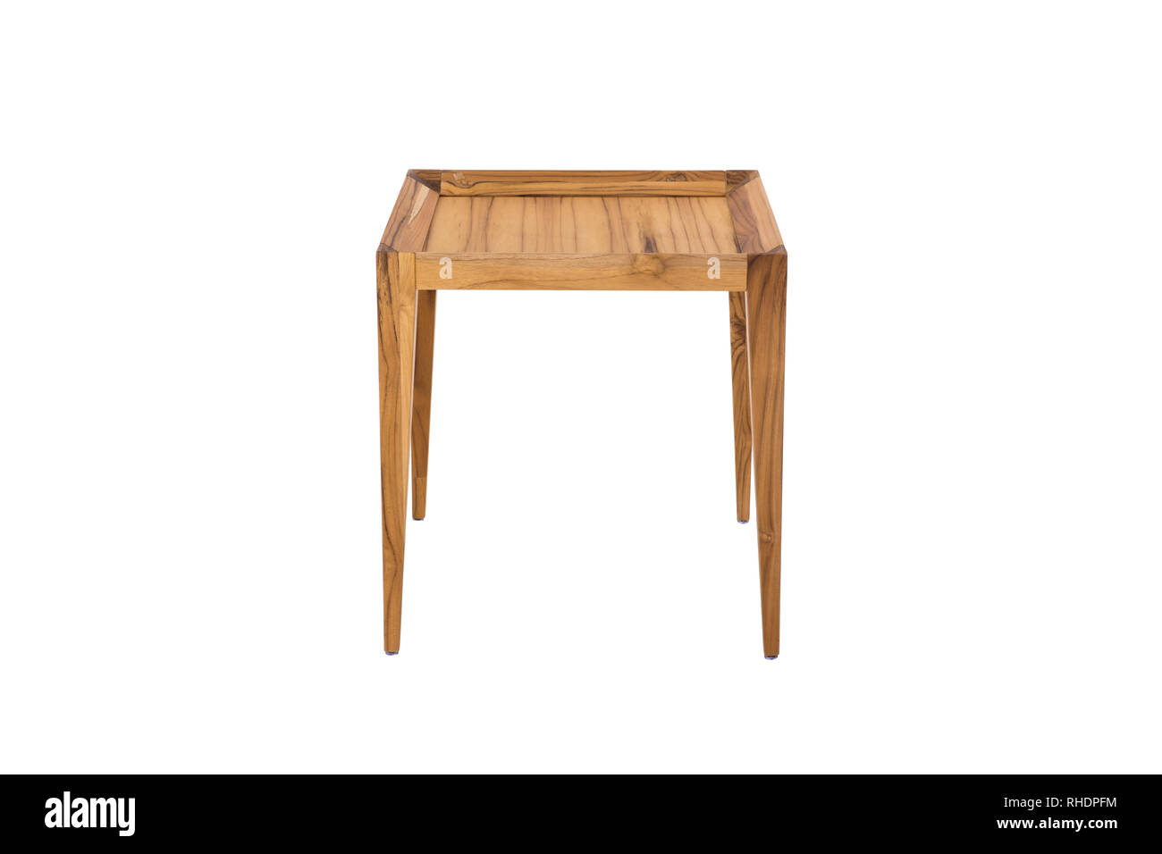 Modern big table isolated on white background Stock Photo - Alamy
