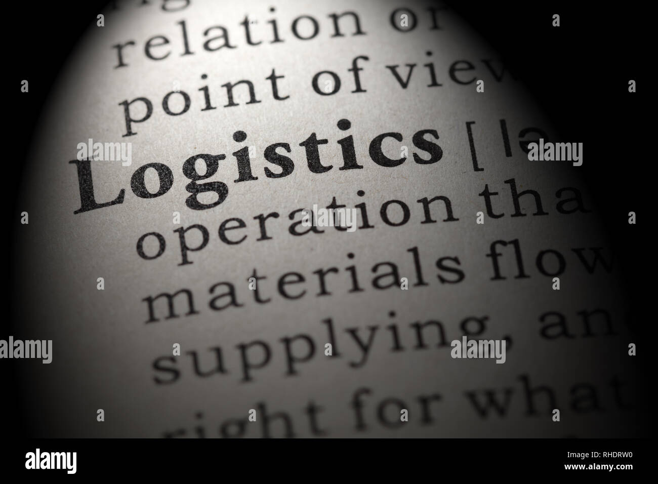 Logistics word hi-res stock photography and images - Alamy