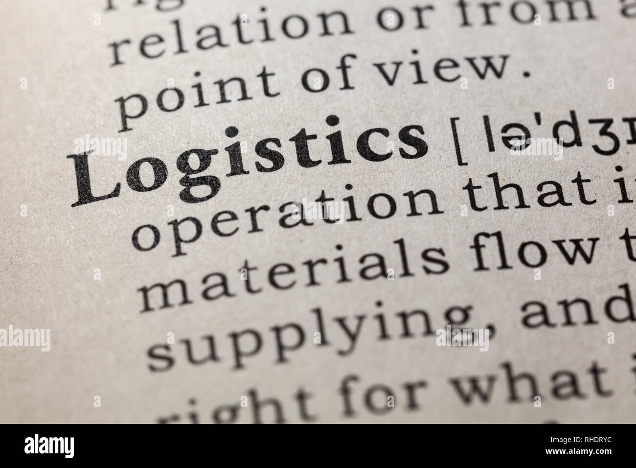 Logistics word hi-res stock photography and images - Alamy