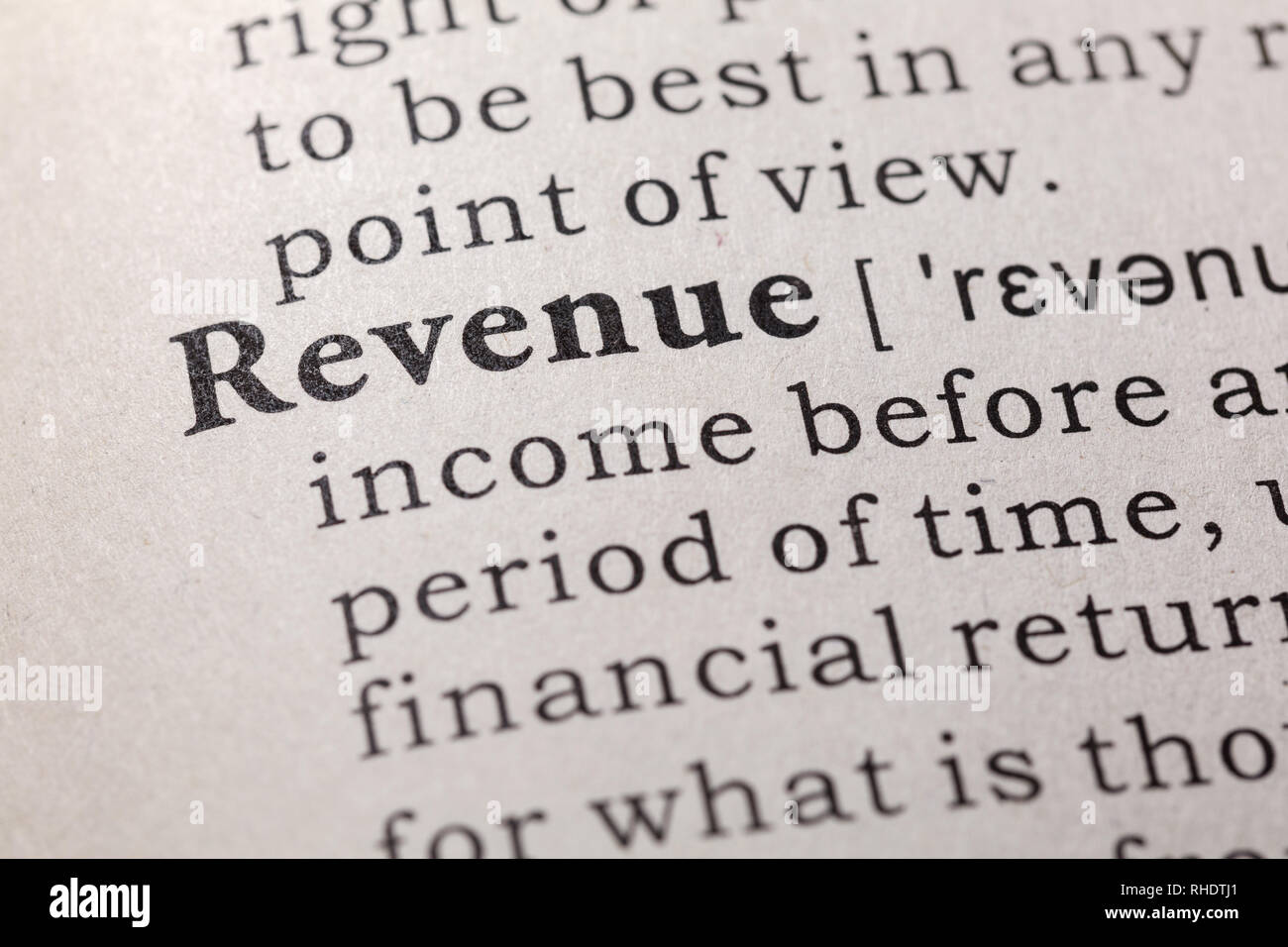 Fake Dictionary, Dictionary definition of the word revenue. including ...
