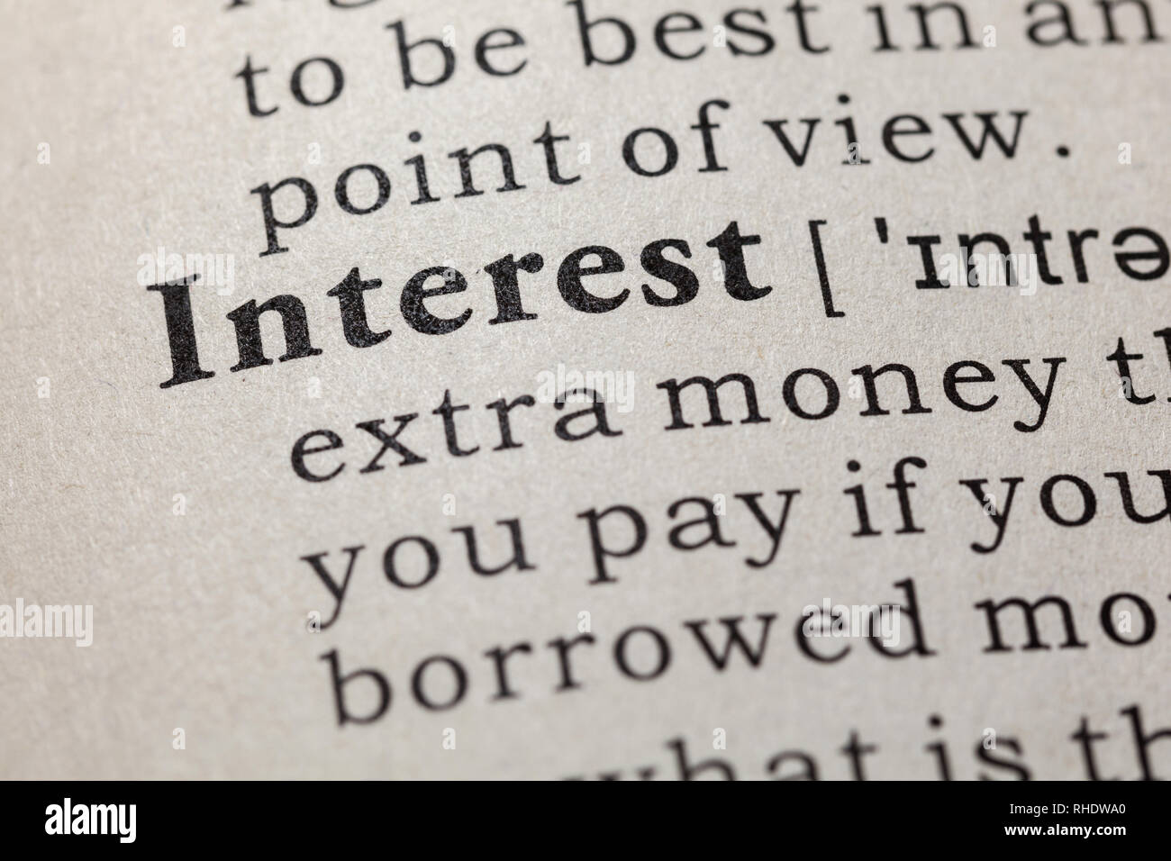 Fake Dictionary, Dictionary definition of the word interest. including ...