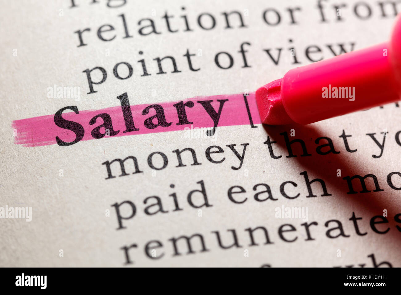 Fake Dictionary, Dictionary definition of the word salary. including ...