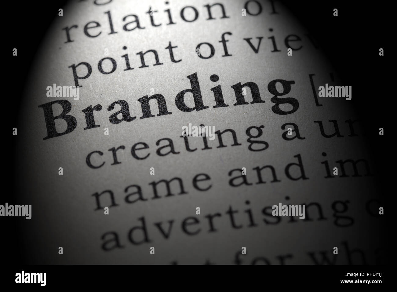 Fake Dictionary, Dictionary definition of the word branding. including ...