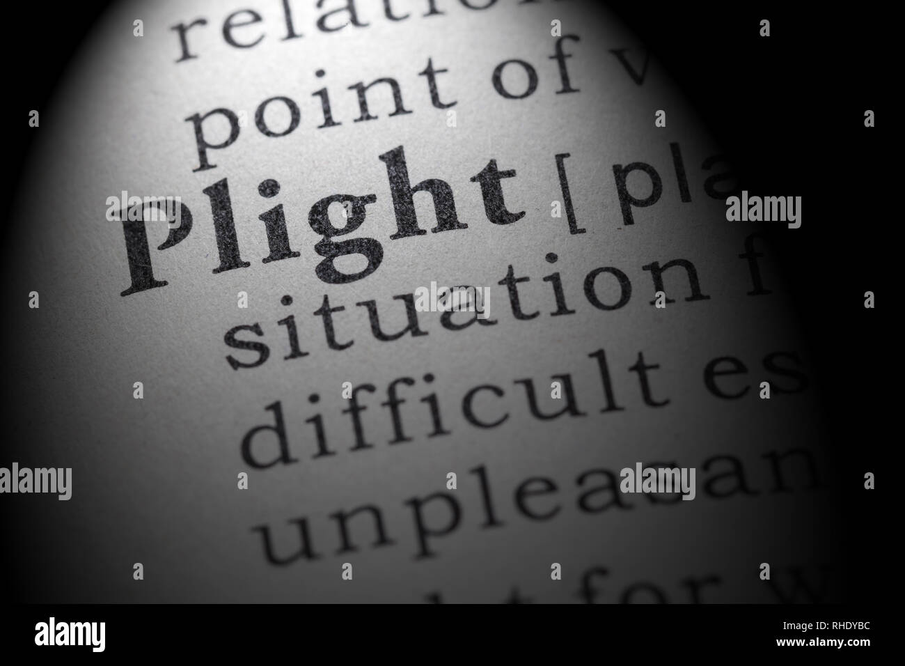 Fake Dictionary, Dictionary definition of the word plight. including ...