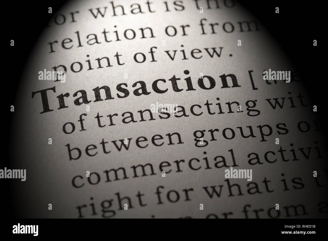 Fake Dictionary, Dictionary definition of the word transaction ...