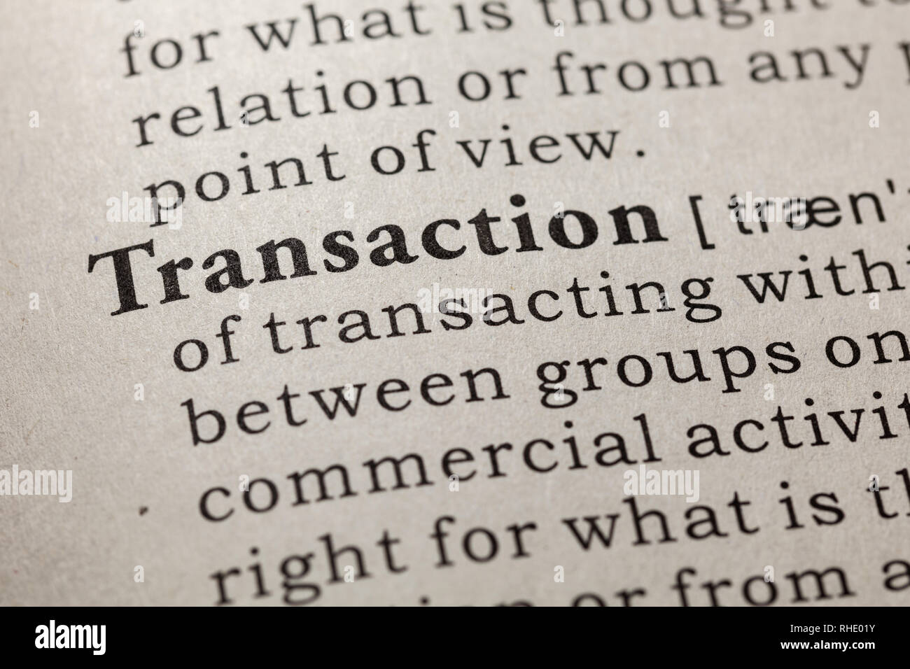 Transaction hi-res stock photography and images - Alamy